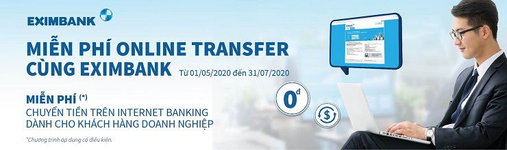 Free Online Transfer program with EximBank