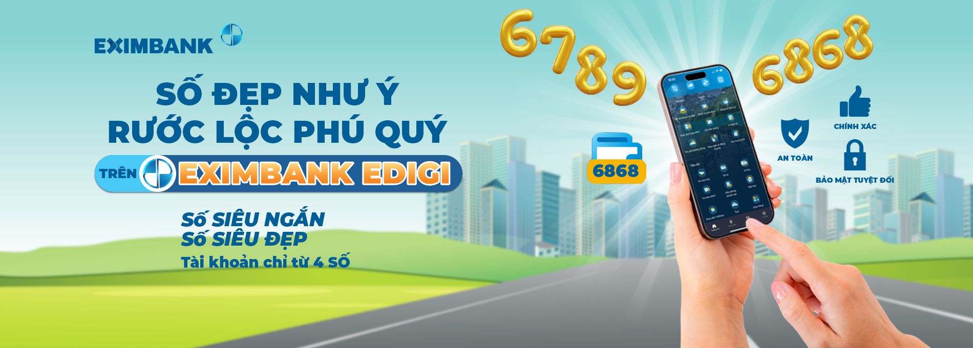 Open an account with nice numbers Short numbers from 4 to 12 numbers