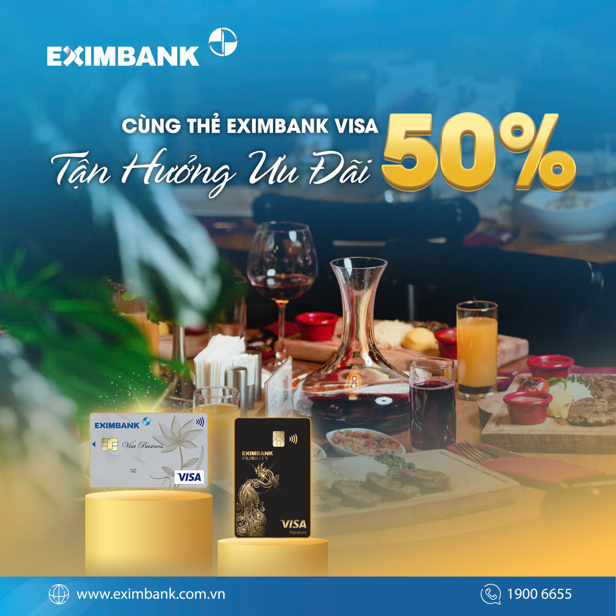 Đặc quyền ẩm thực cao cấp cùng thẻ tín dụng Eximbank Priority Visa ...